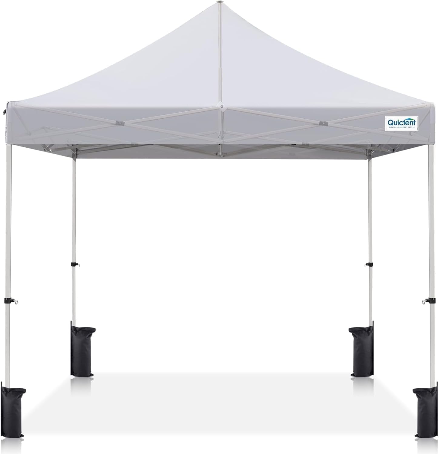 Quictent 10'x10' Portable Pop up Canopy Tent, Easy up Commercial Gazebo ...