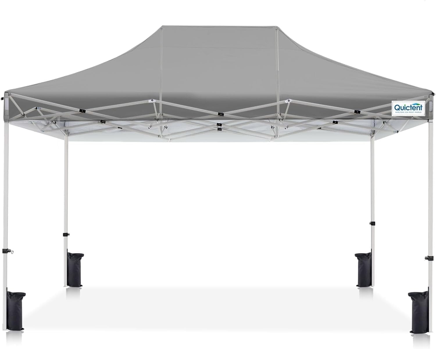 Quictent 10'x15' Portable Pop up Canopy Tent, Easy up Commercial Gazebo ...