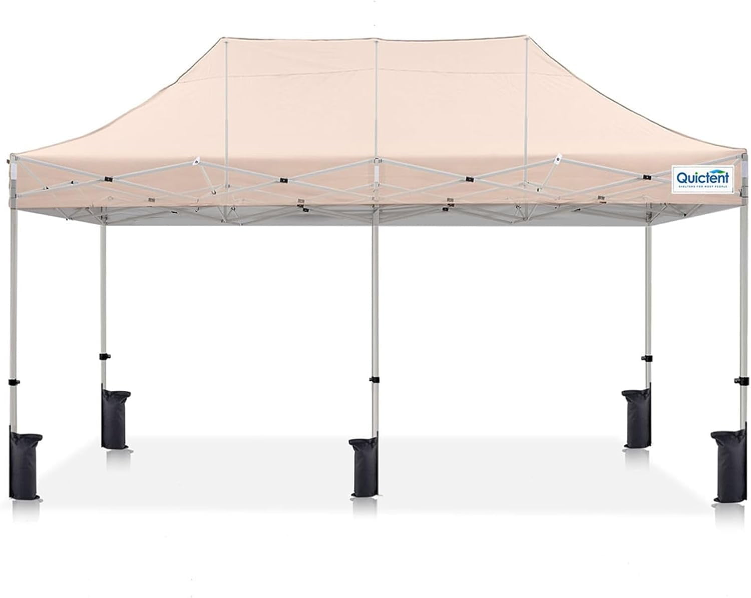 Quictent 10'x20' Portable Pop up Canopy Tent, Easy up Commercial Gazebo ...