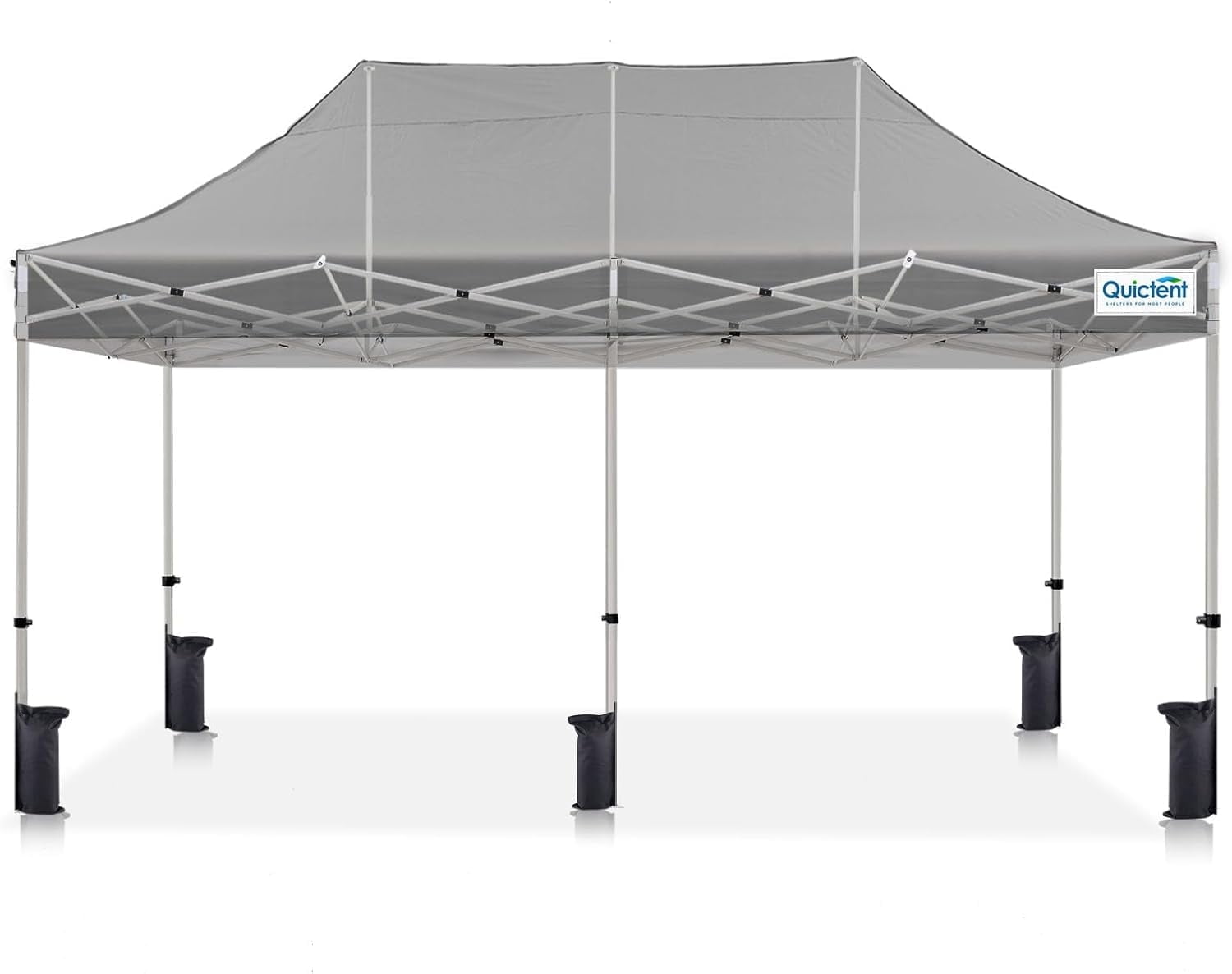 Quictent 10'x20' Portable Pop up Canopy Tent, Easy up Commercial Gazebo ...