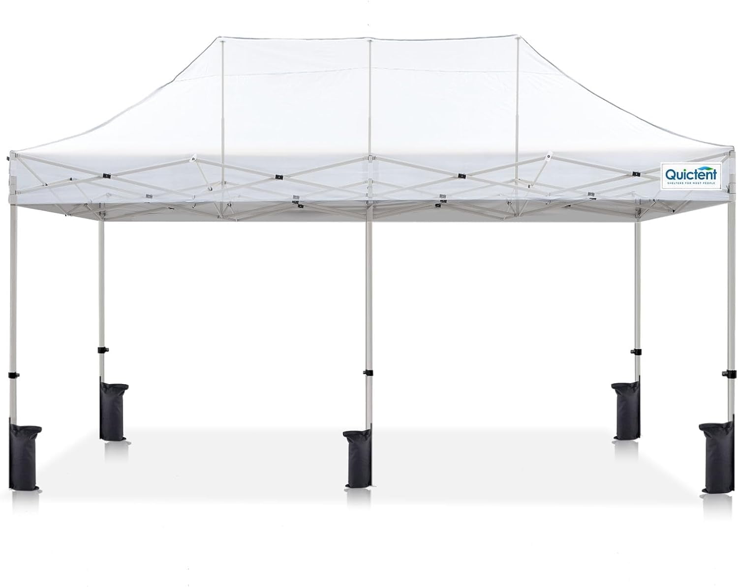 Quictent 10'x20' Portable Pop up Canopy Tent, Easy up Commercial Gazebo ...