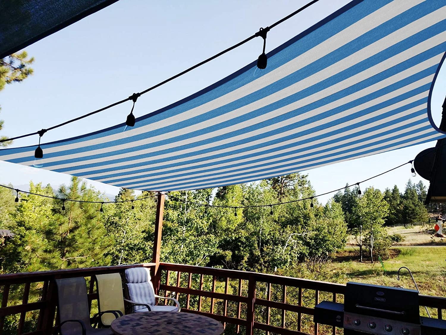 Quictent 20'X20'185G HDPE Sun Shade Sail with Hardware Kit Canopy ...
