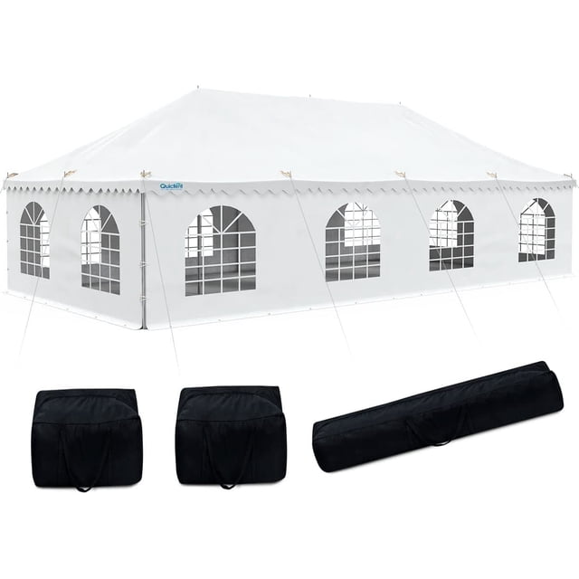 Quictent 20'X40' Heavy Duty Party Tent, Fire Retardant PVC Wedding ...