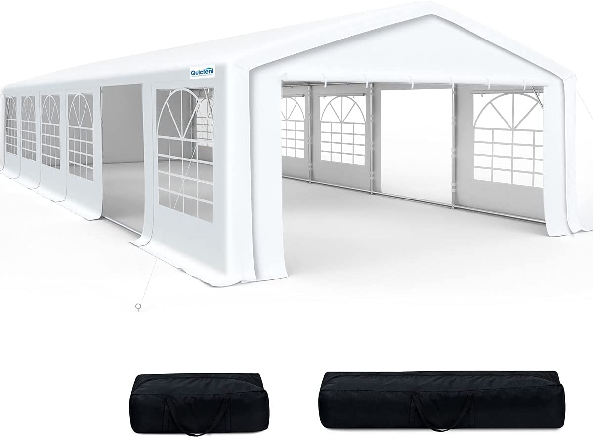 Quictent 20'x 40' Upgraded Galvanized Heavy Duty Gazebo Party Wedding ...