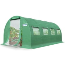 Quictent 20x10x6.6 FT Walk-in Greenhouse, Heavy Duty w/ Reinforced PE Cover, Green - Walmart.com