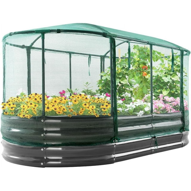 Free Shipping! Quictent 6x3x1Ft Galvanized Raised Garden Bed Kit with ...