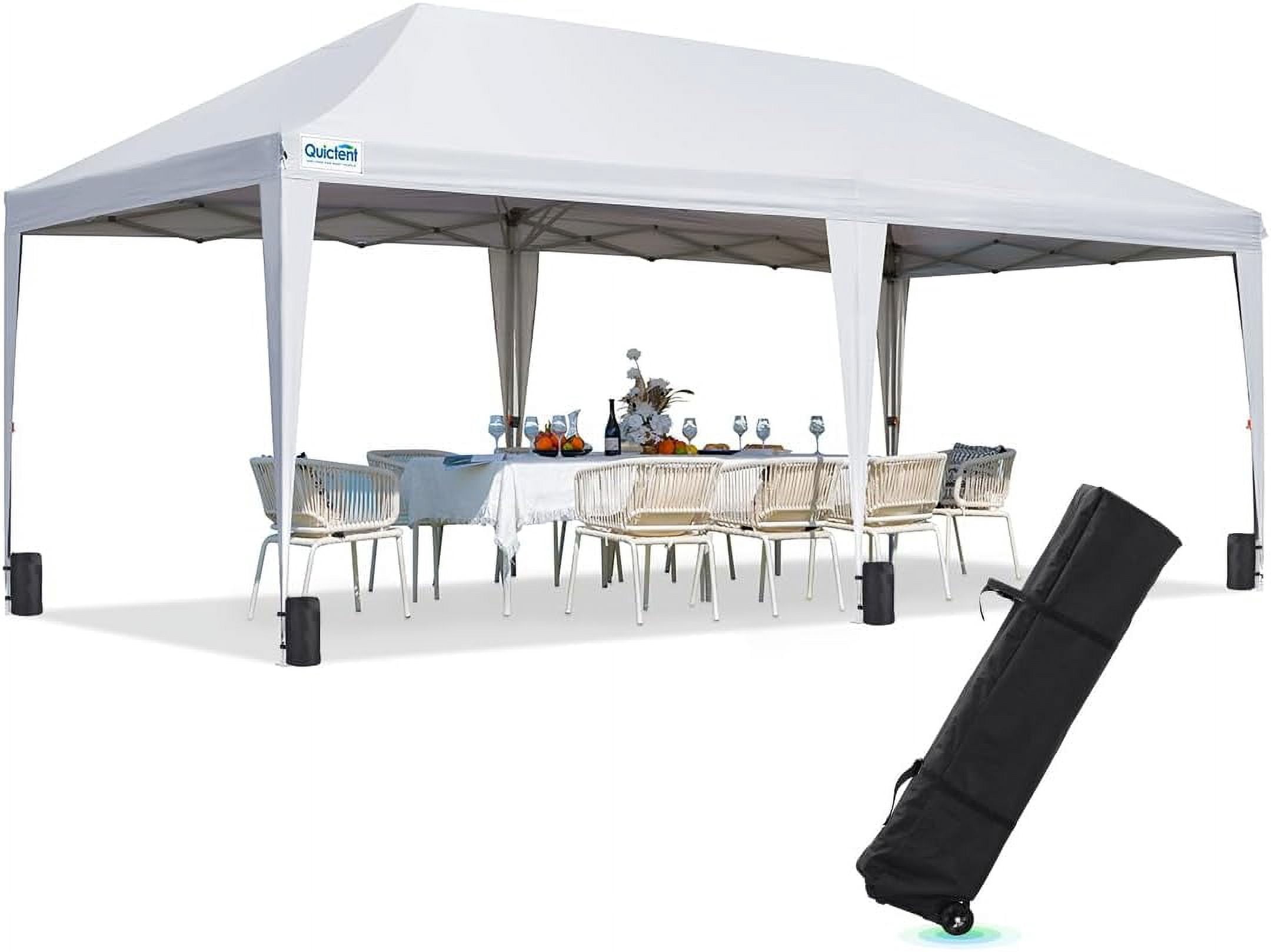 Quictent Easy Pop up Canopy Tent Instant Canopy Shelter Waterproof (Tan ...