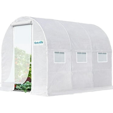Quictent 20x10x6.6 FT Walk-in Greenhouse, Heavy Duty w/ Reinforced PE Cover, Green - Walmart.com