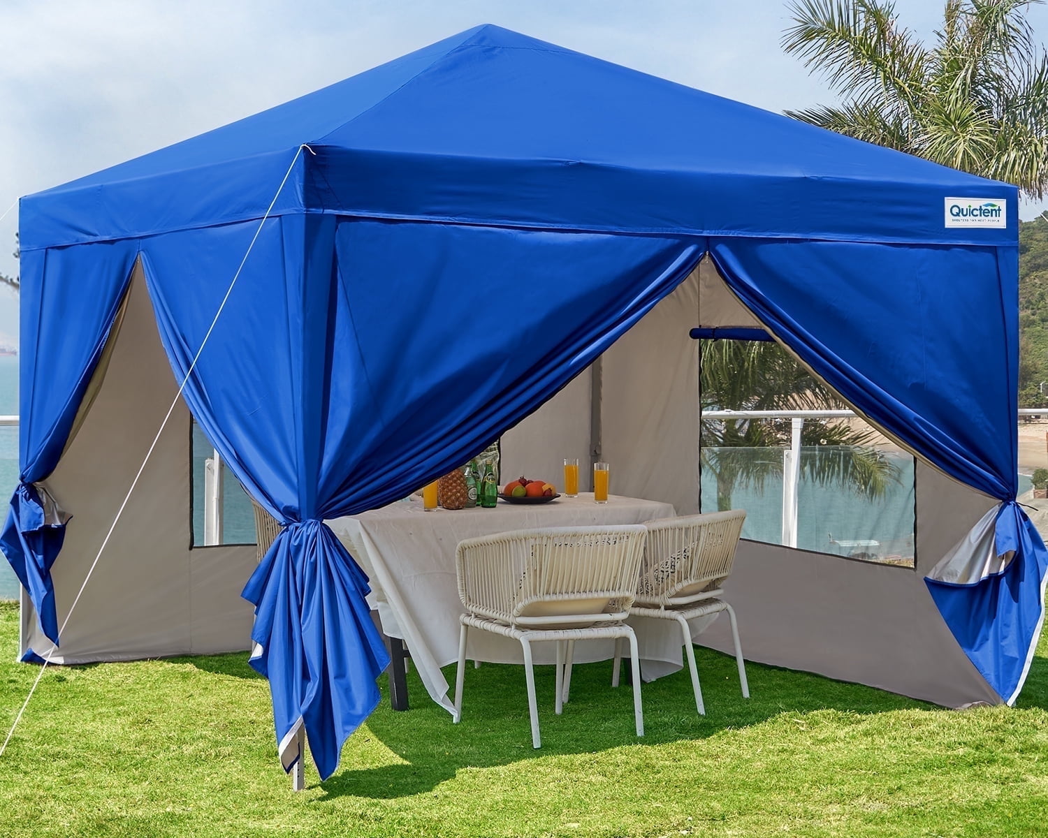 Quictent Privacy 10'x10’Pop up Canopy Tent with Sidewalls Enclosed ...