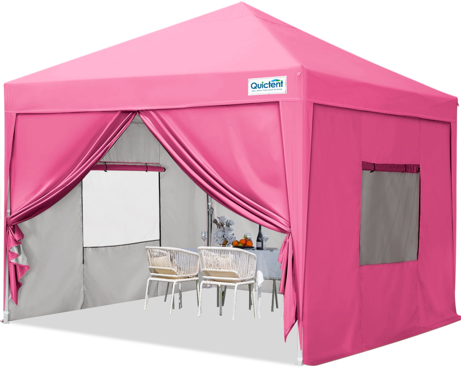 Quictent Privacy 8'x8’Pop up Canopy Tent with Sidewalls Enclosed ...
