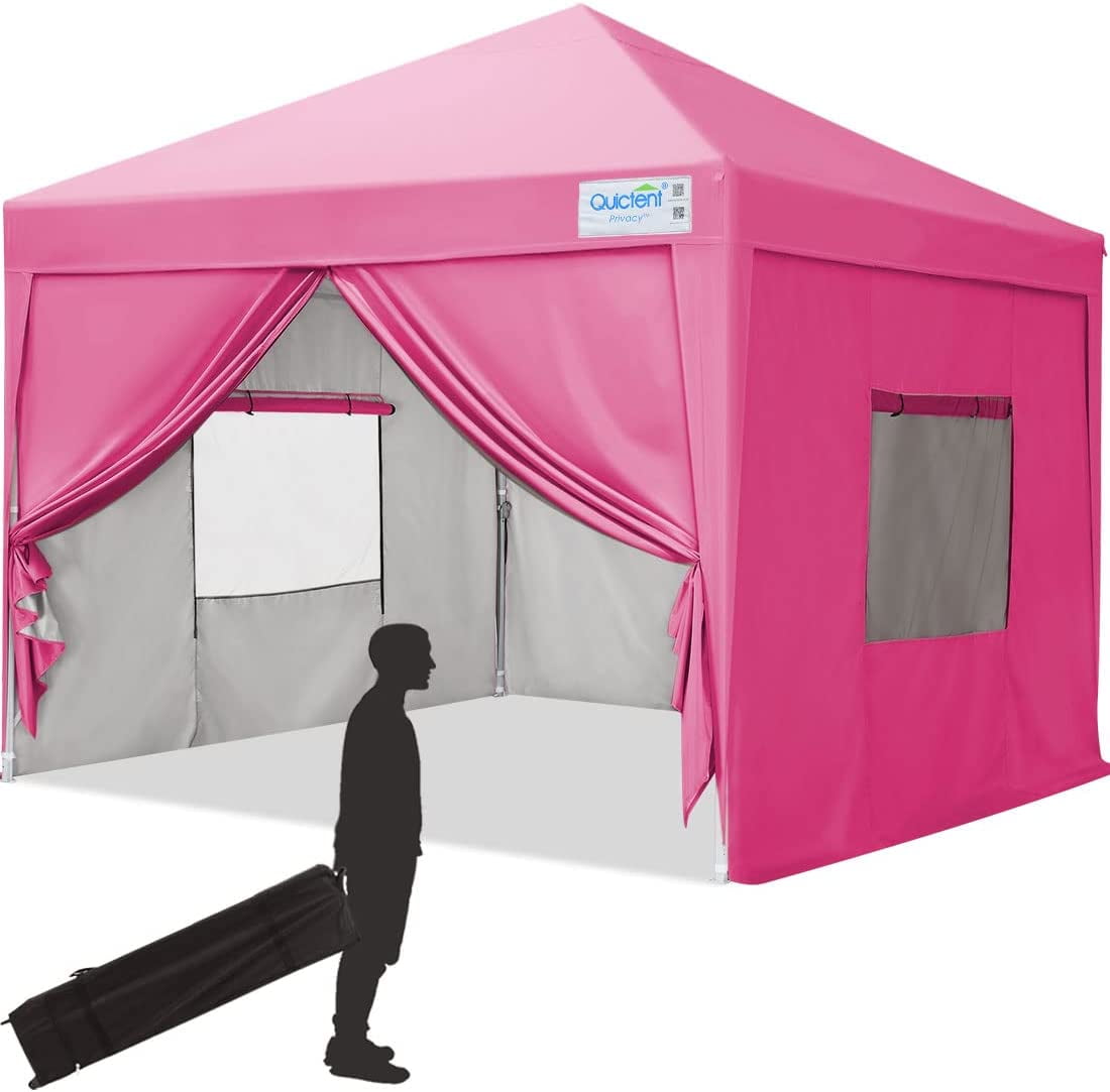 Quictent Privacy Pop up Canopy Tent with Sidewalls, Instant Gazebo ...