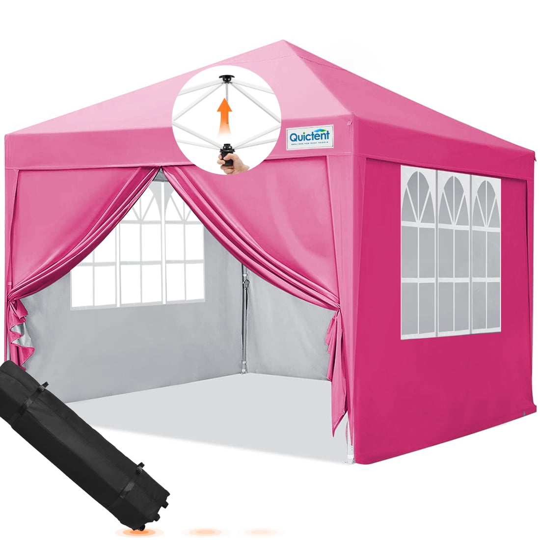 Quictent Quick Shelter, Easy Push Frame 10'x10' Pop-Up Canopy Tent ...