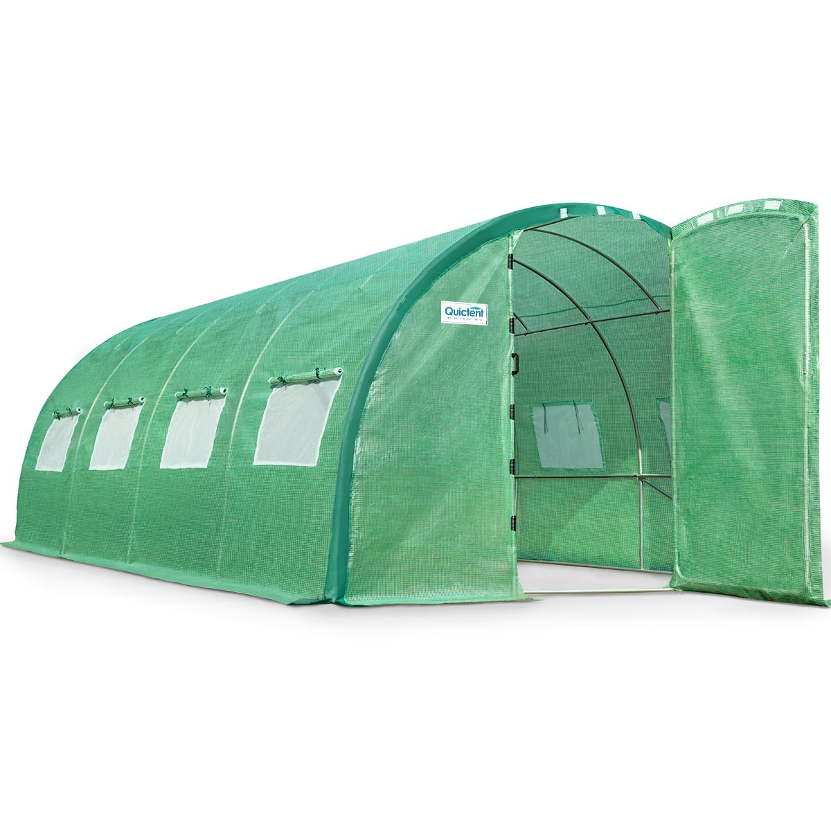 Quictent 20x10x6.6 FT Walk-in Greenhouse, Heavy Duty w/ Reinforced PE Cover, Green - Walmart.com