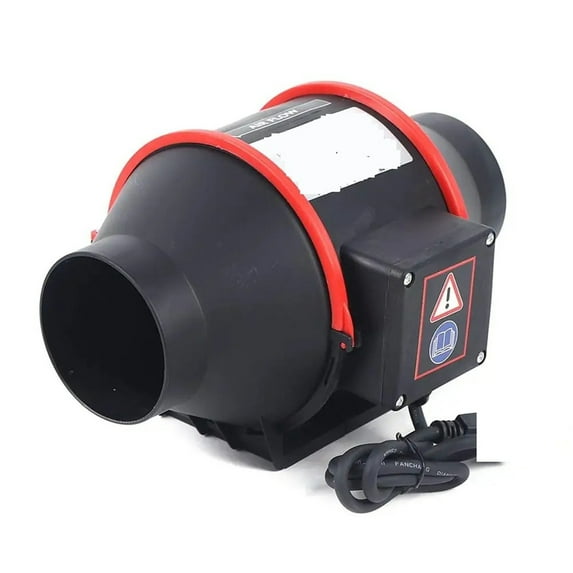 Quiet 4" Duct Fan 310 M³/H Ventilation Kitchen Bathroom Exhaust Blower ...