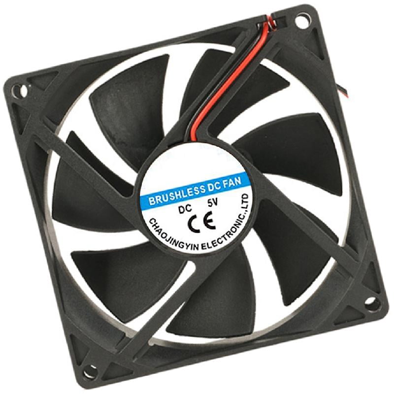 Quiet 9225 Computer Case Fan ABS Housing Airflows for Gaming Rigs DVRs ...