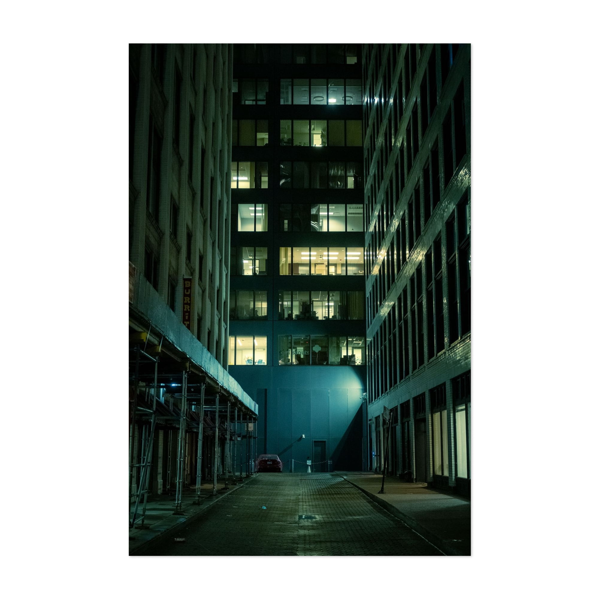 Quiet Alleyway - Chicago Illinois Photography Cityscape Nightlife ...