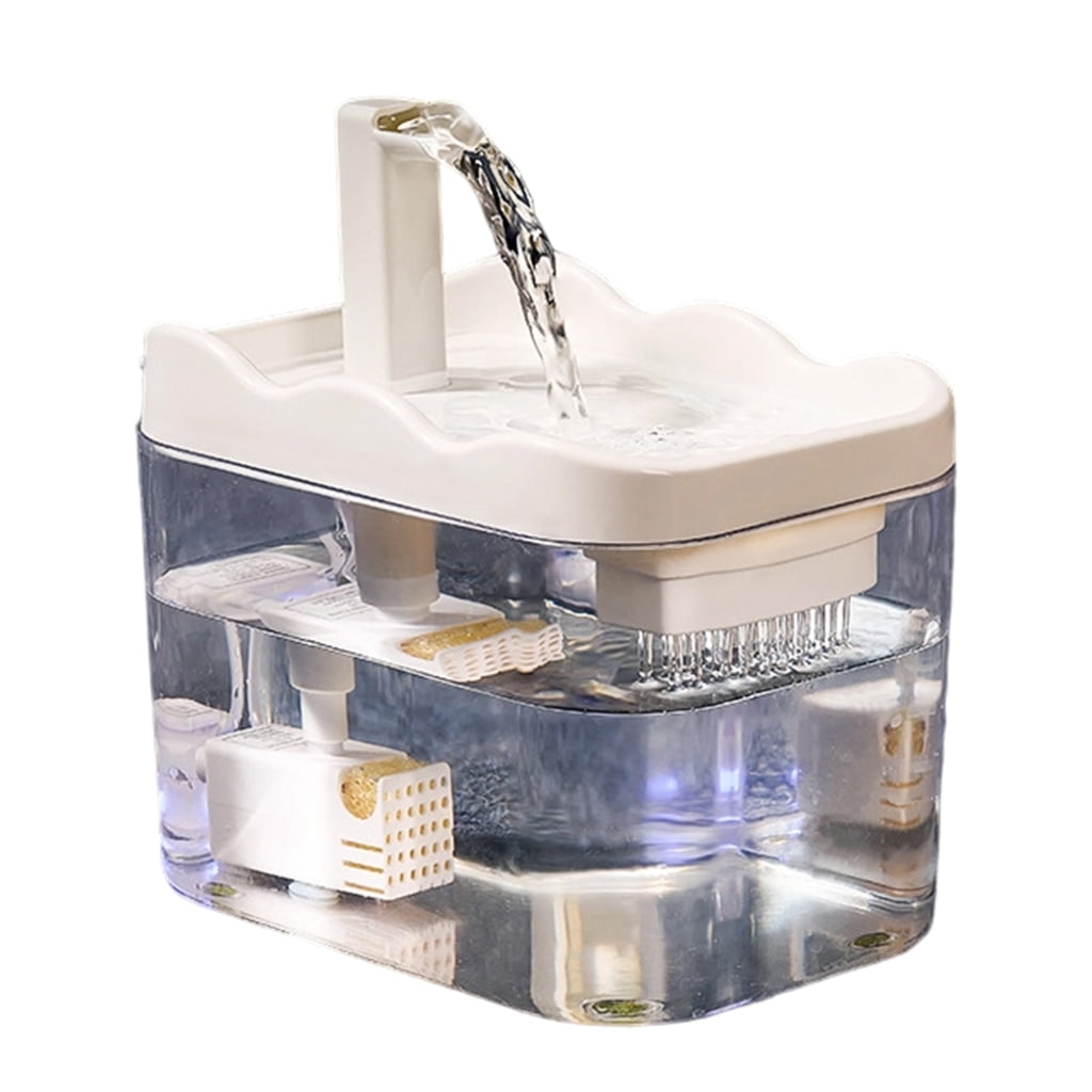 Quiet Automatic Circulating Water Dispenser for Pet Cats with ...