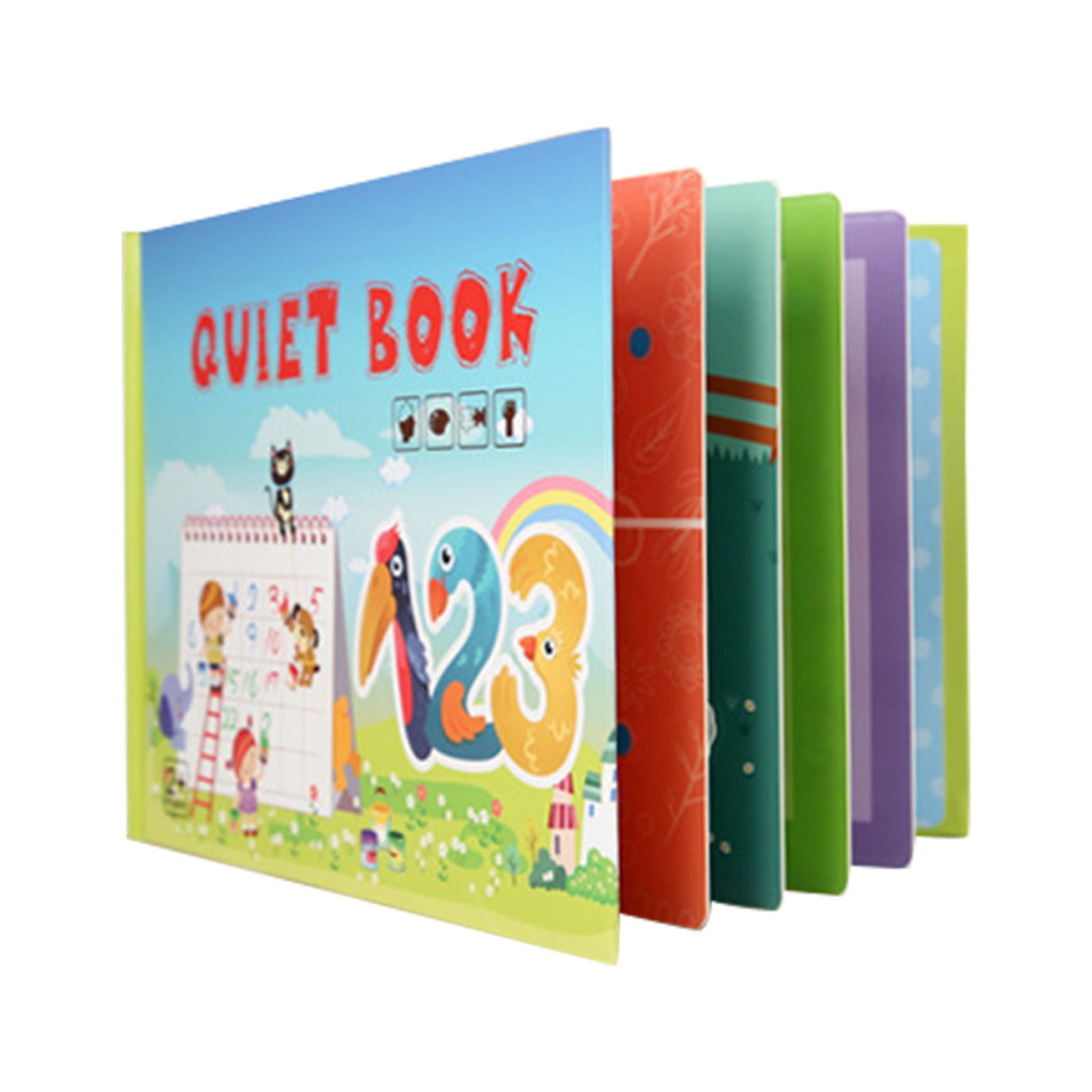 Quiet Book For Kids Montessori Early Learning For Preschool And Fine ...
