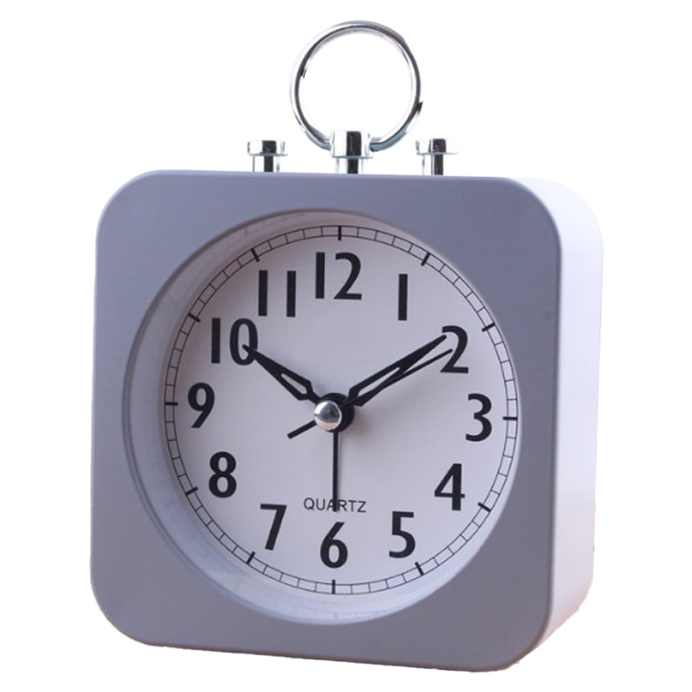 Quiet Clock Movement Silent alarm clock elderly student desk clock ...
