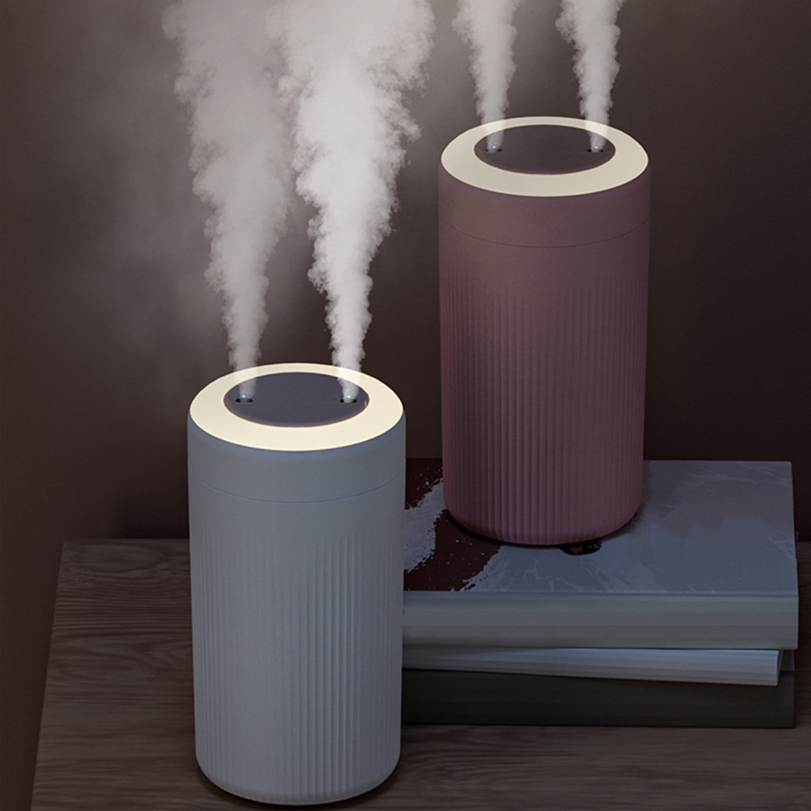 Quiet Cool Mist Humidifier, Portable Desktop Unit, Large 500ml Tank, 24 ...