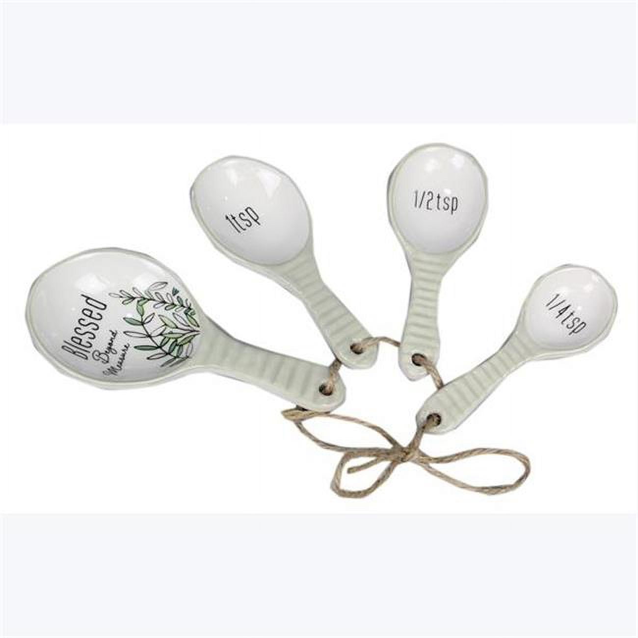 Quiet Cottage Ceramic Measuring Spoon - 4 Piece - Walmart.com