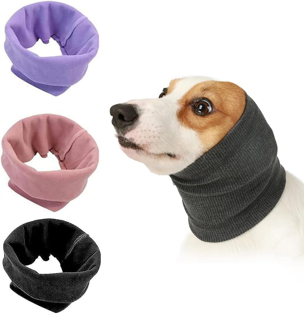 Quiet Ears Covers for Dogs 3pcs,Dog Snoods Ear Covers for Noise ...