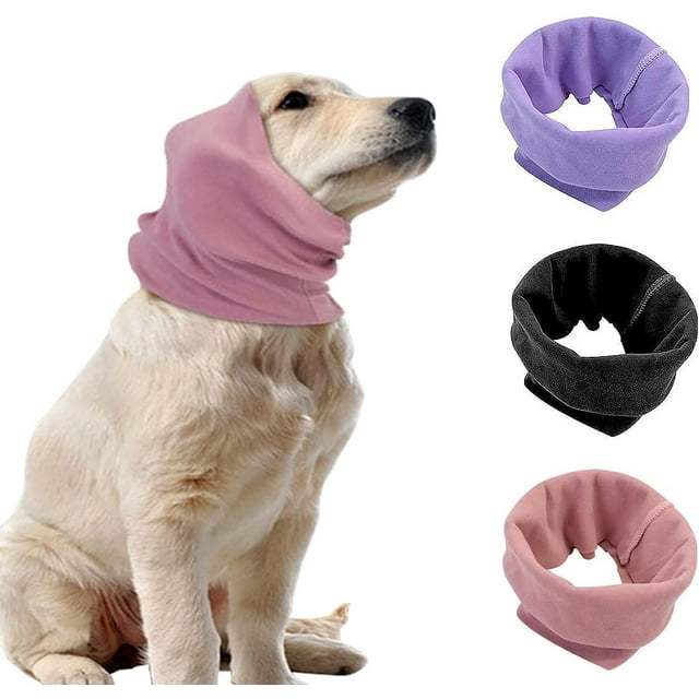 Quiet Ears Covers for Dogs 3pcs,Dog Snoods Ear Covers for Noise ...
