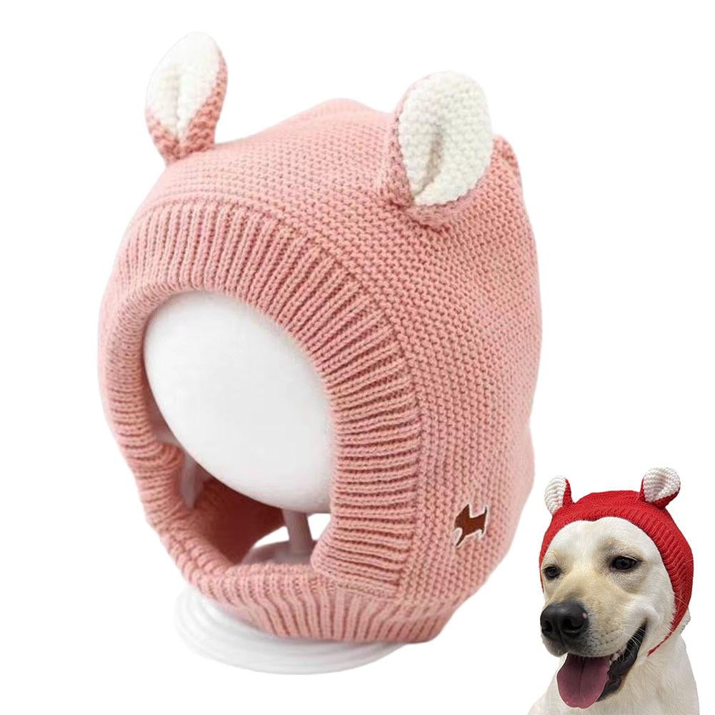 Quiet Ears for Dogs,Dog Ear Muff Noise Protection Knit Hat Pet Neck Ear ...