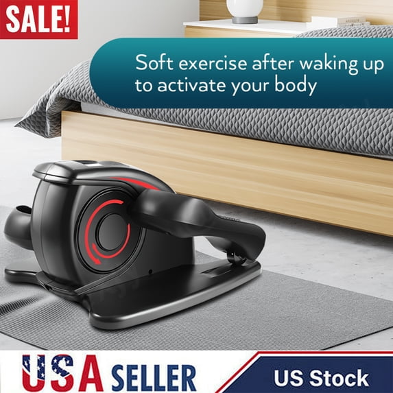 Quiet Electric Under Desk Elliptical for Seniors & Adults - Portable ...
