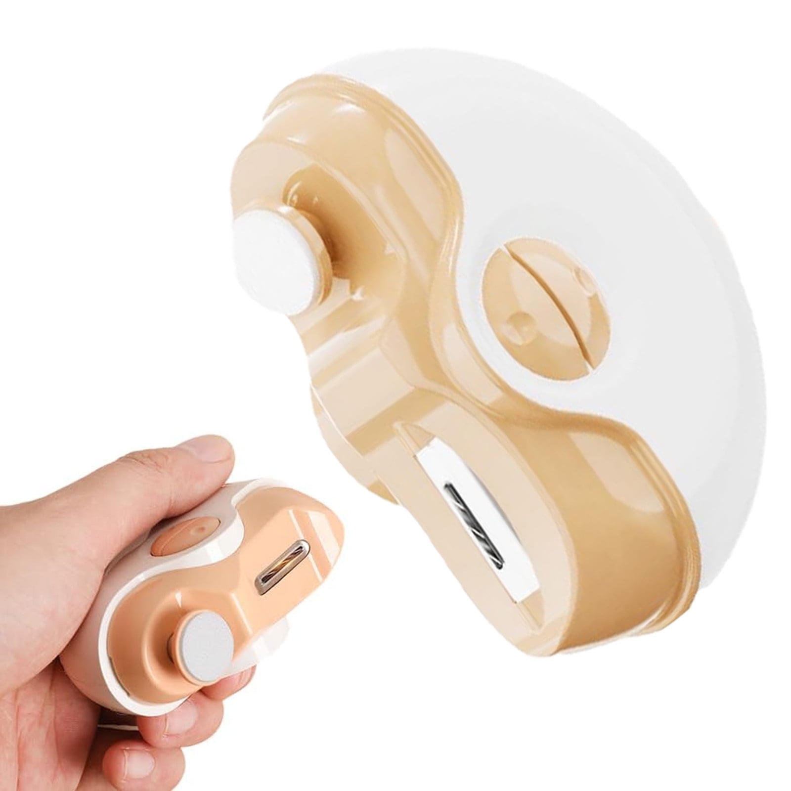 Quiet Electric Nail Clipper with LED Light, Adjustable Speed, Low ...