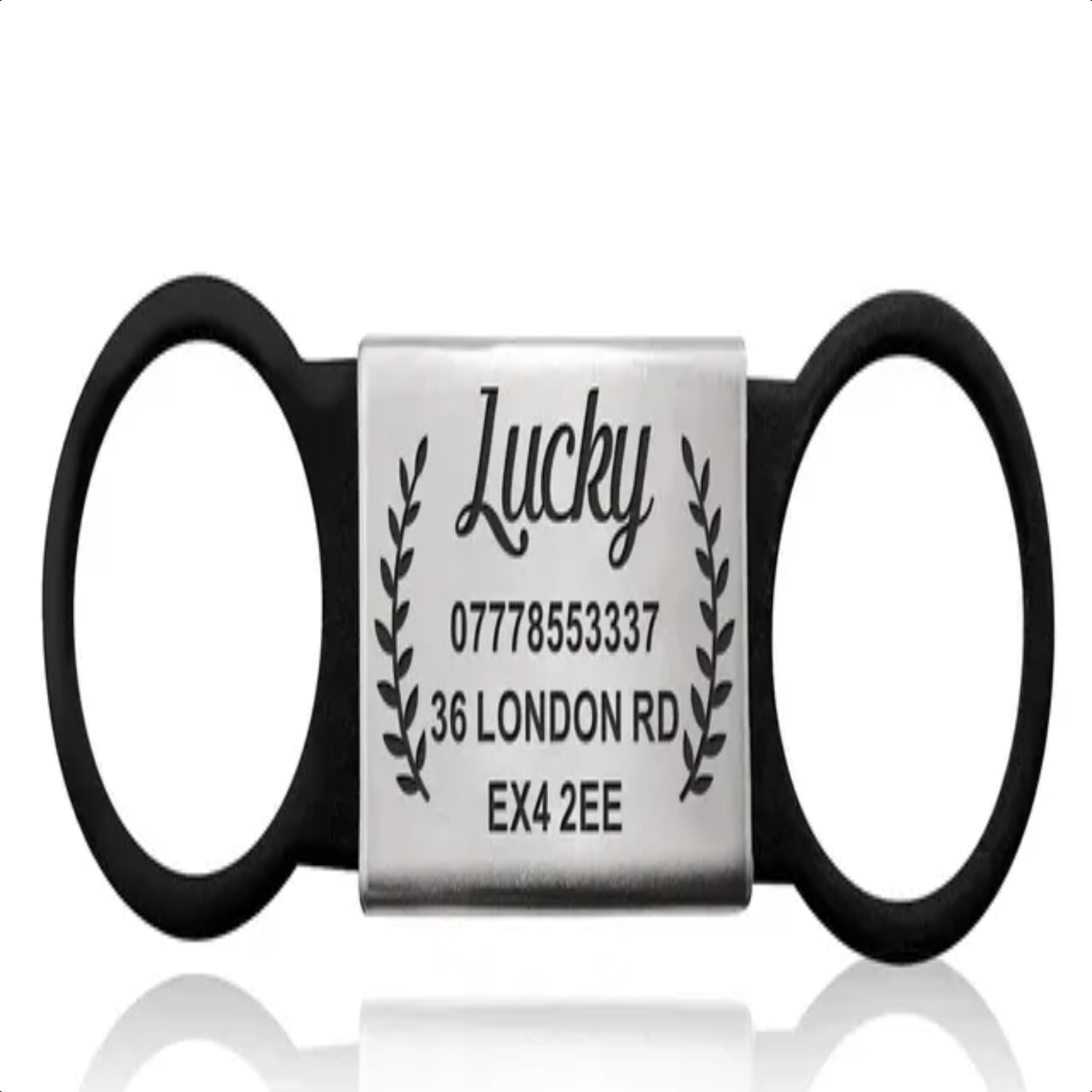 Quiet Personalized and Stylish Slide-On Dog and Cat Name Tags for ...