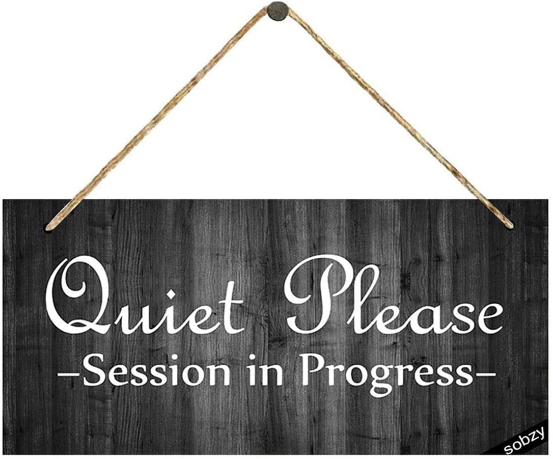 Quiet Please Session in Progress Sign,Office/Home Treatment Room ...