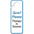 Quiet Please Therapy in Session Plastic Door Knob Hanger Sign - Walmart.com