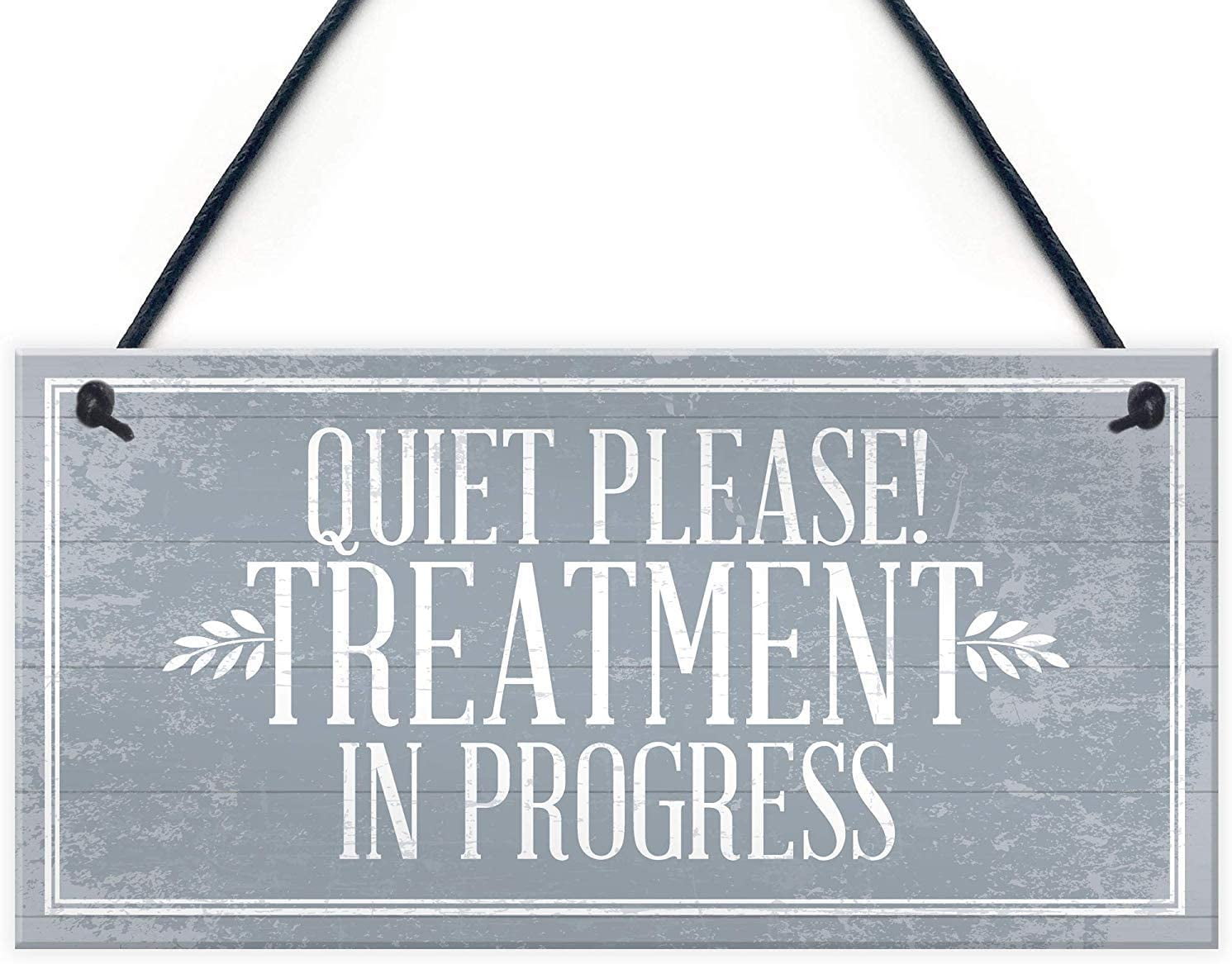 Quiet Please Treatment in Progress Do Not Disturb Hanging Wall Door ...