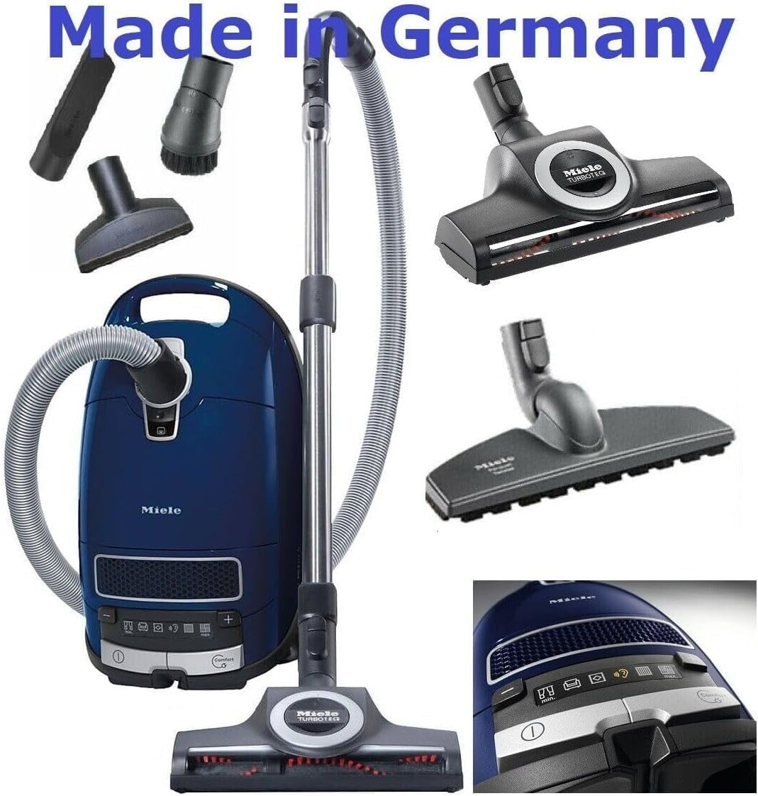 Quiet & Powerful Canister Vacuum Cleaner with , HEPA Filter & Value ...