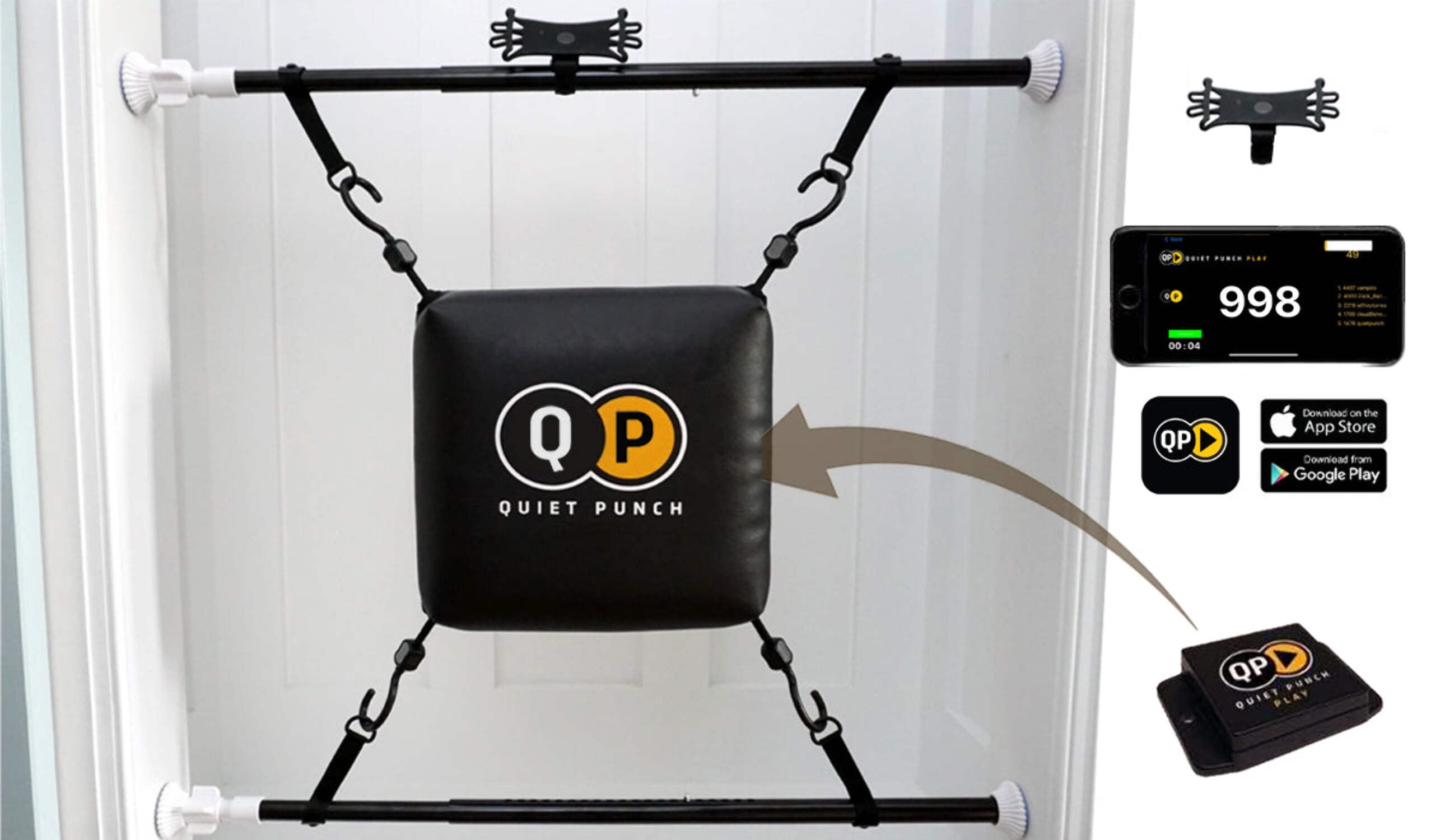 Quiet Punch - Doorway Punching Bag - Walmart.com