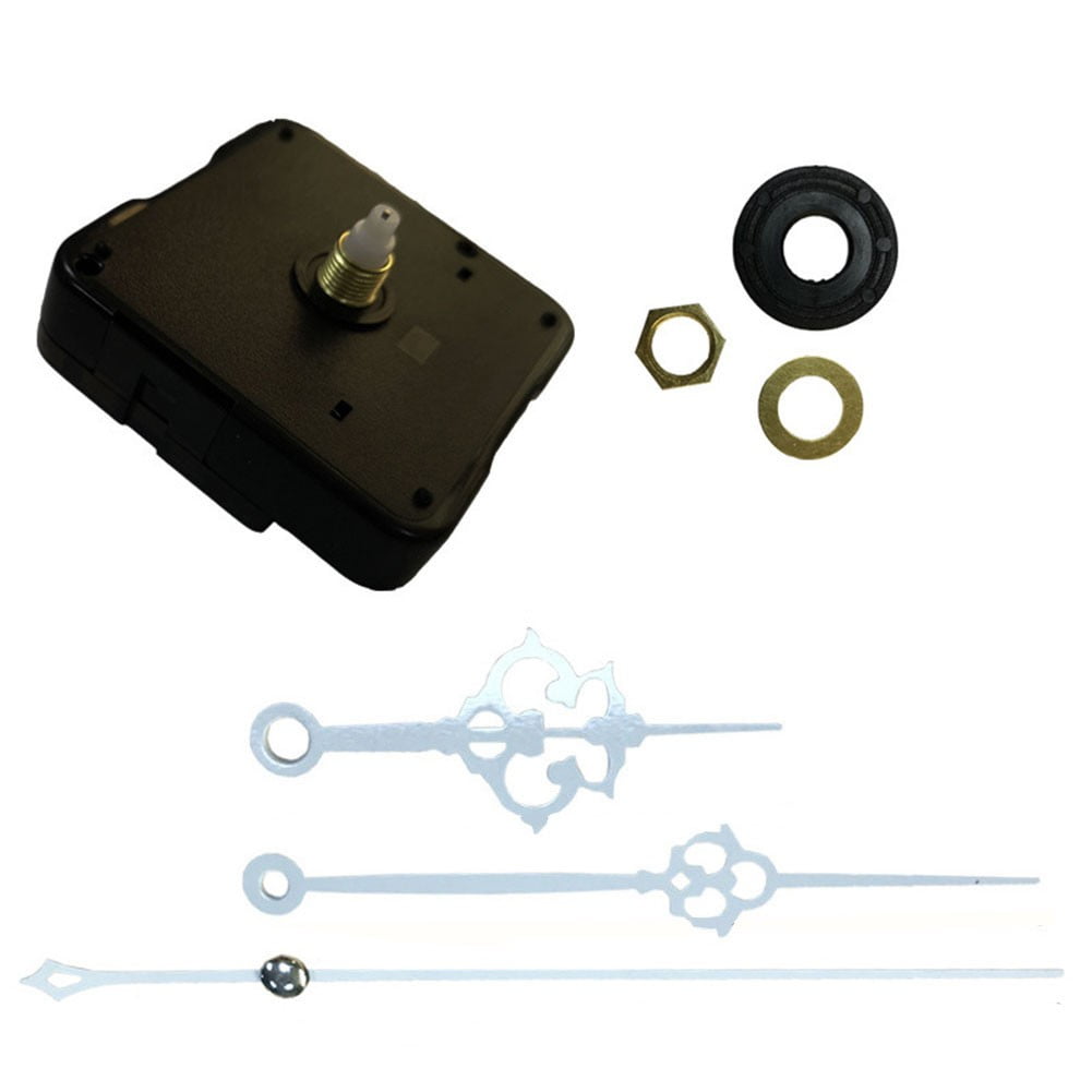 Quiet Quartz Wall Clock Mechanism with Serpentine Hands and Second Hand ...