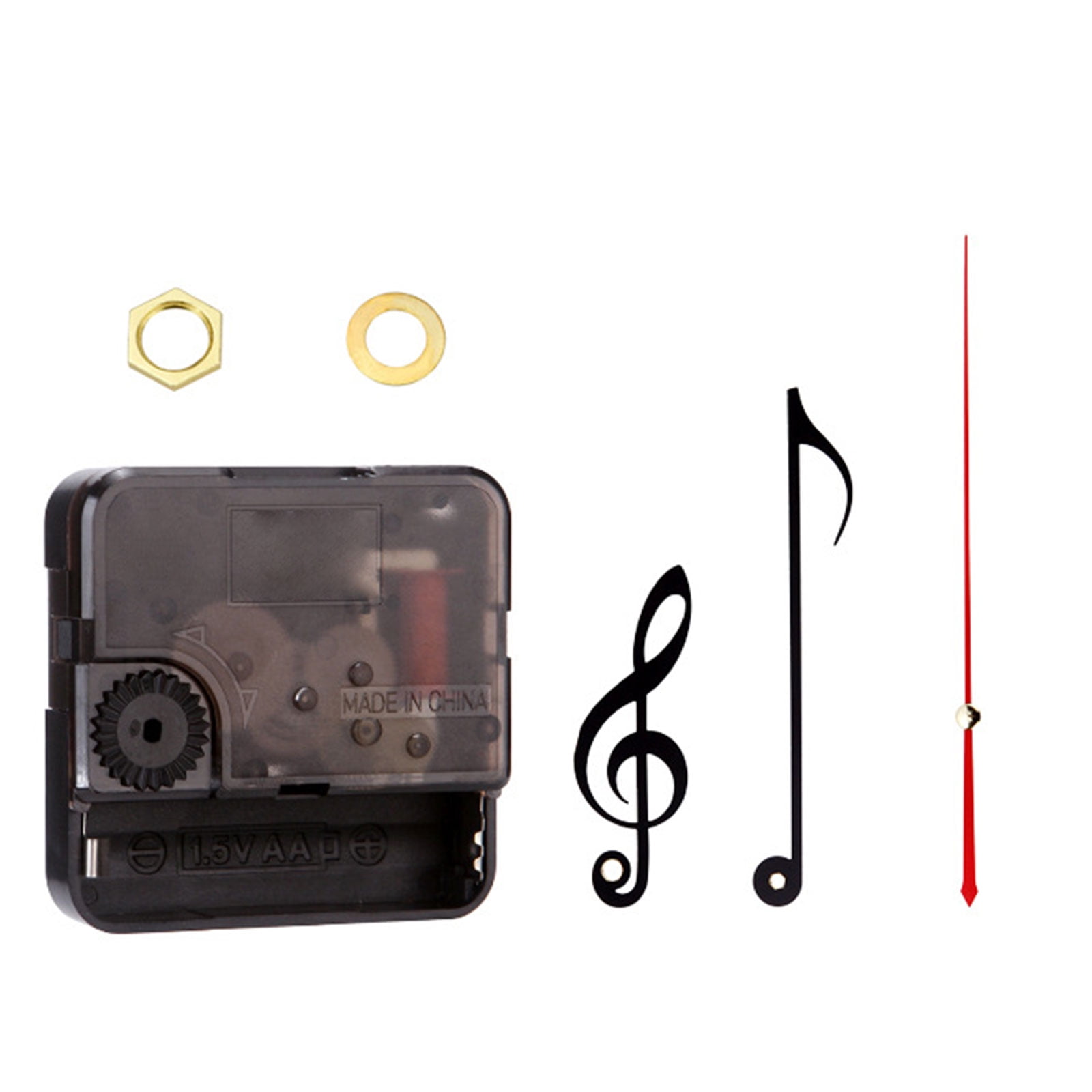 Quiet Quartzs Clock Mechanism Kits with Unique Music Note Fork Pencil ...