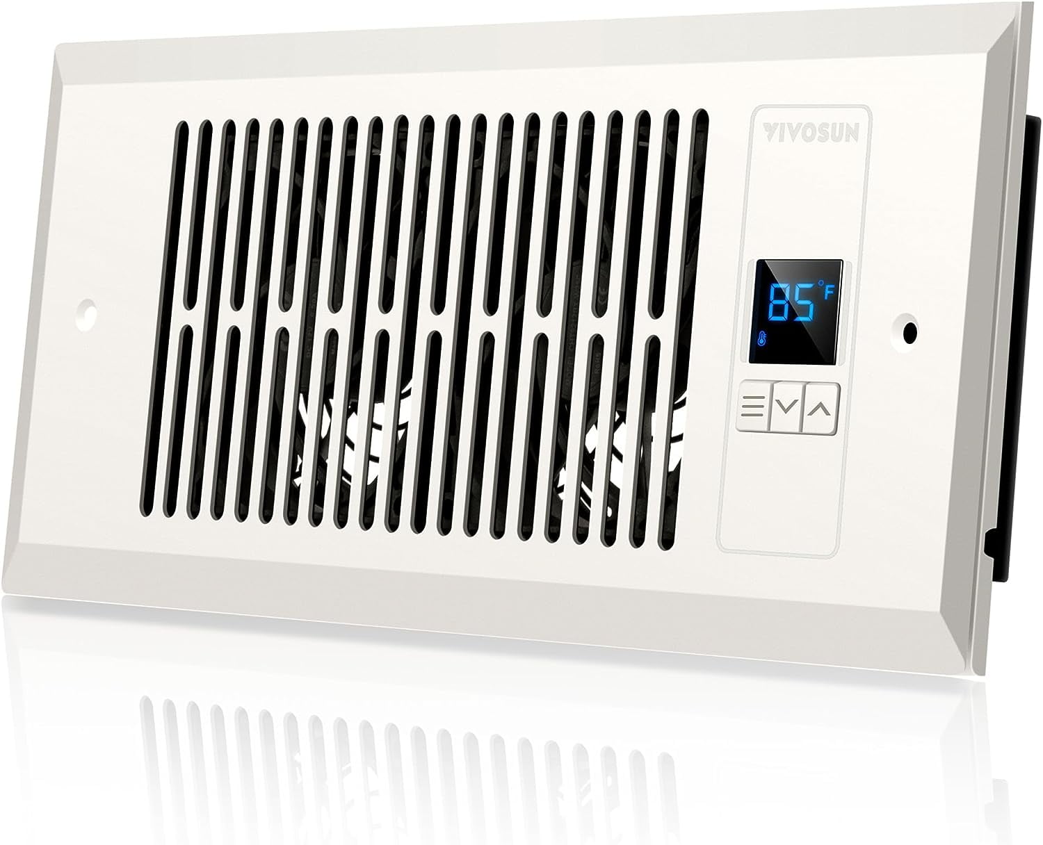 Quiet Register Booster Fan for 𝟒" 𝐱𝟏𝟎" Holes, Cooling Heating Vent with ...