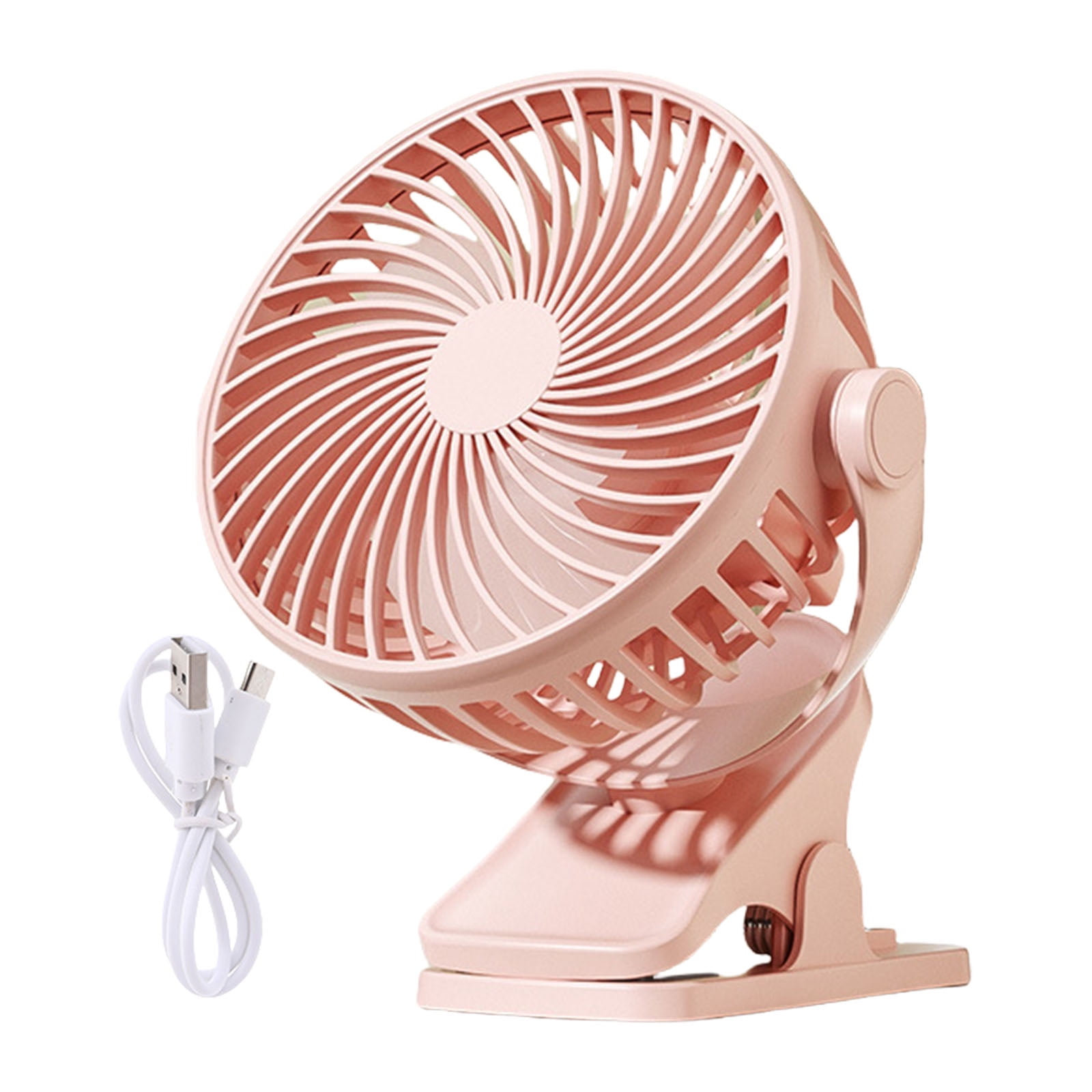 Quiet Rotating Clip On Fan for Office Bedside and Camping ...