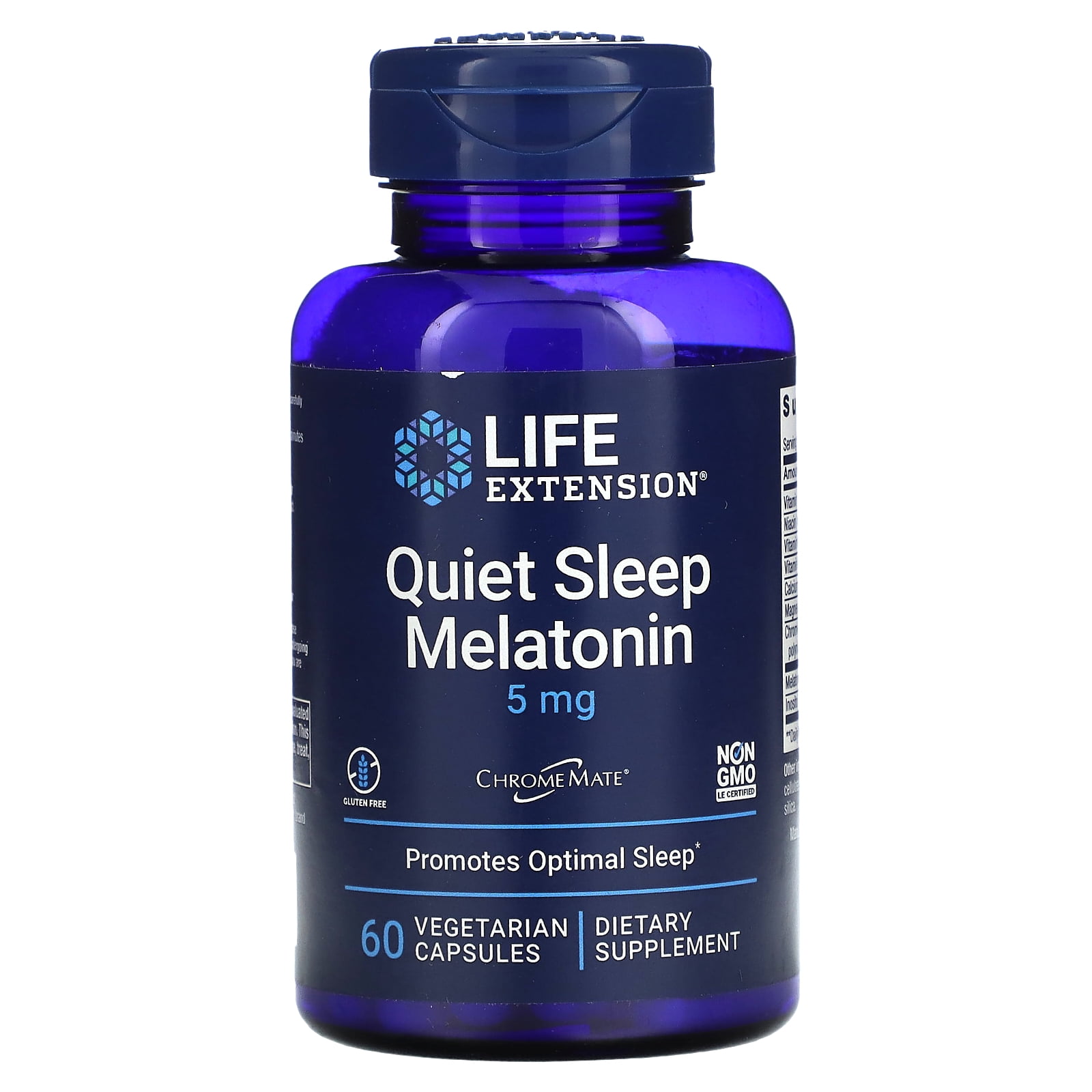 Life Extension Quiet Sleep Melatonin, 5 mg - Powerful sleep support ...