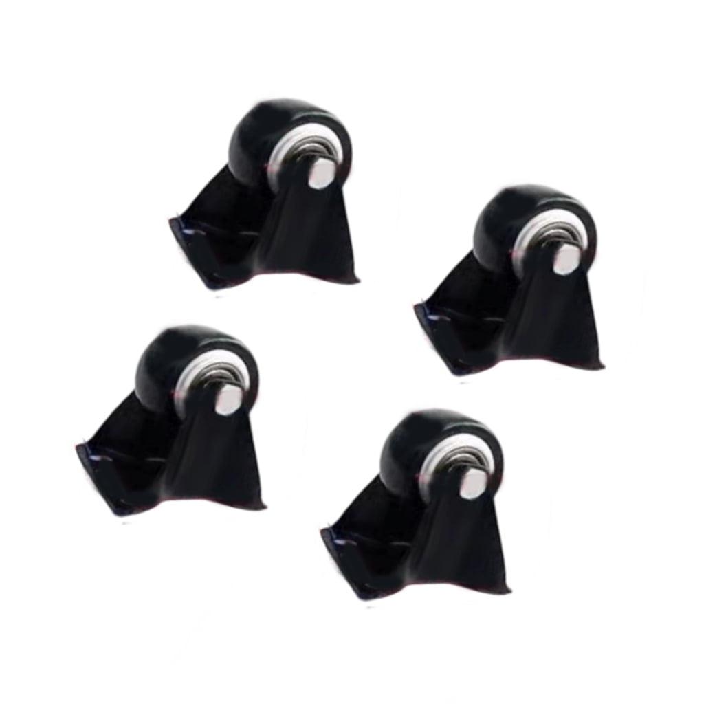 Quiet Slide Casters PU Wheel Strong 50kg Bearing Capacity Easy Mount ...