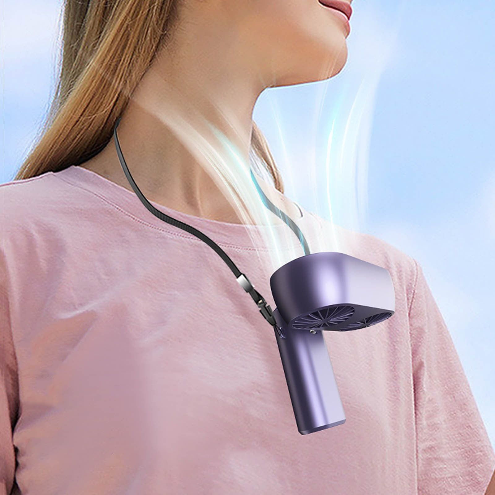 Quiet Small Fan Air Handheld Fan Mini Portable Folding Small Fan Mini ...