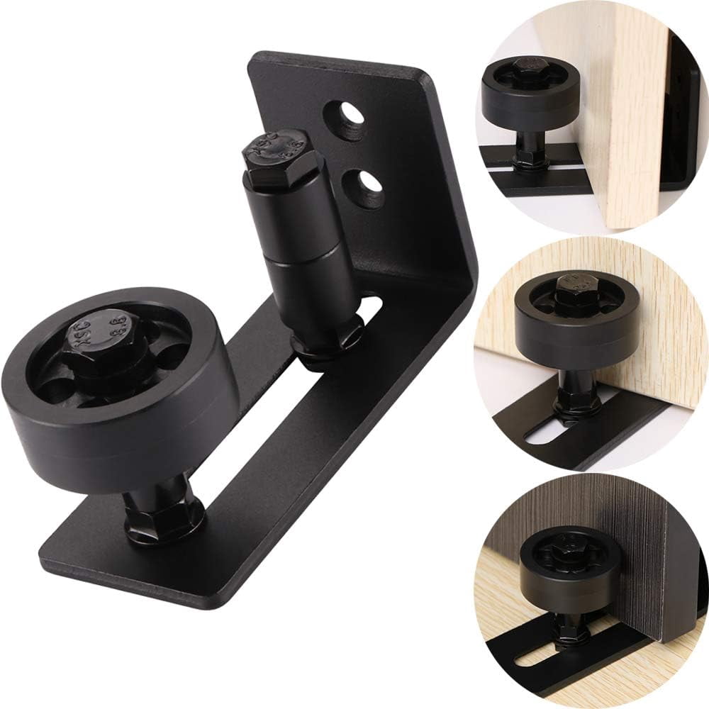 Quiet and Smooth Slide Floor Guide, Adjustable Sliding Door Roller with ...