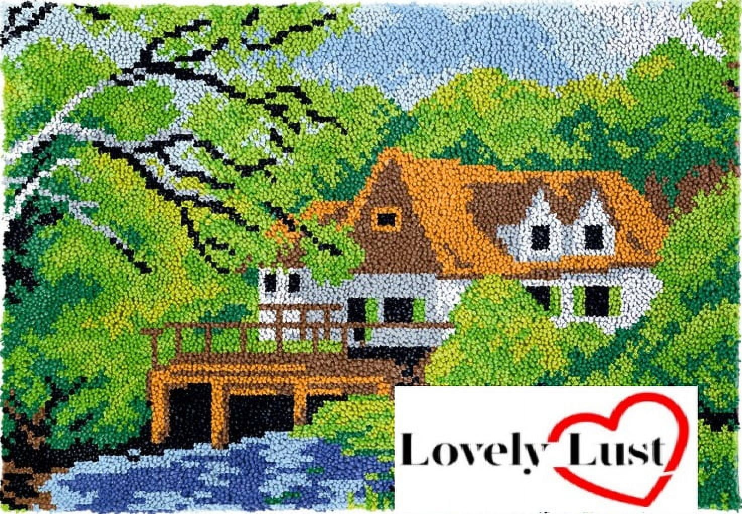 Quiet Stream | Rug Making Latch Hooking Kit - Walmart.com