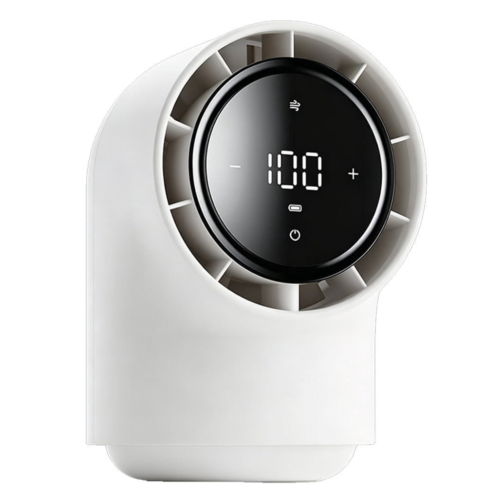 Quiet Touch Control Portable Desk Fan, 100‑Speed Table Fan with Digital ...