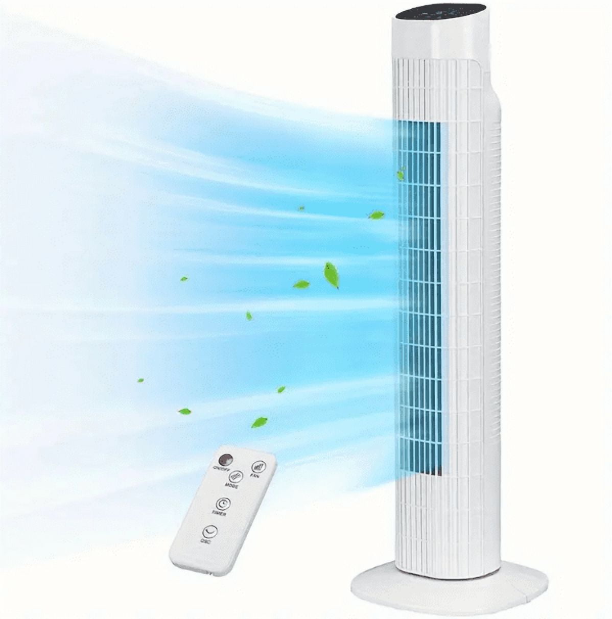 Quiet Tower Fan, Fans That Blow Cold Air 80° Oscillating Fan with ...