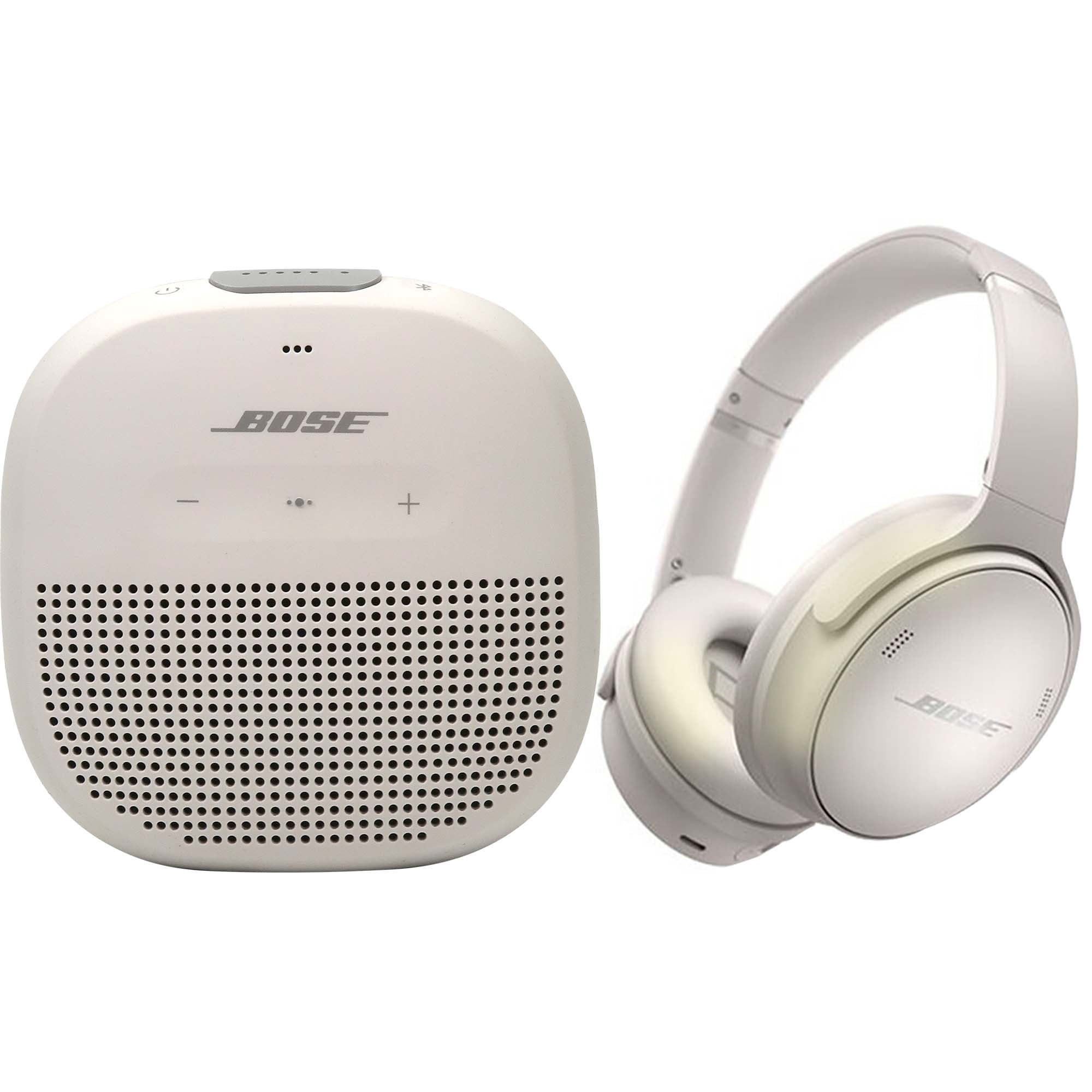 QuietComfort 45 Noise-Canceling Headphones White + Soundlink Micro ...