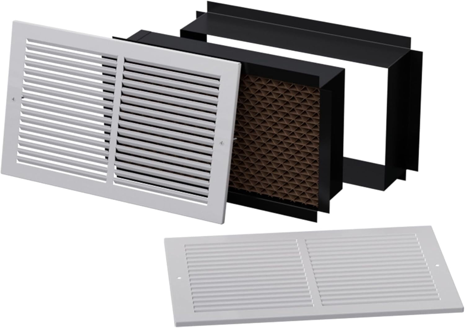 QuietCool Zone Air Pathway (ZAP) - 14" x 8" - Return Air Pathway - Wall ...