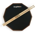 QuigBeats Drum Pad & Drum Sticks, Silent Drum Practice Pad with 5A ...